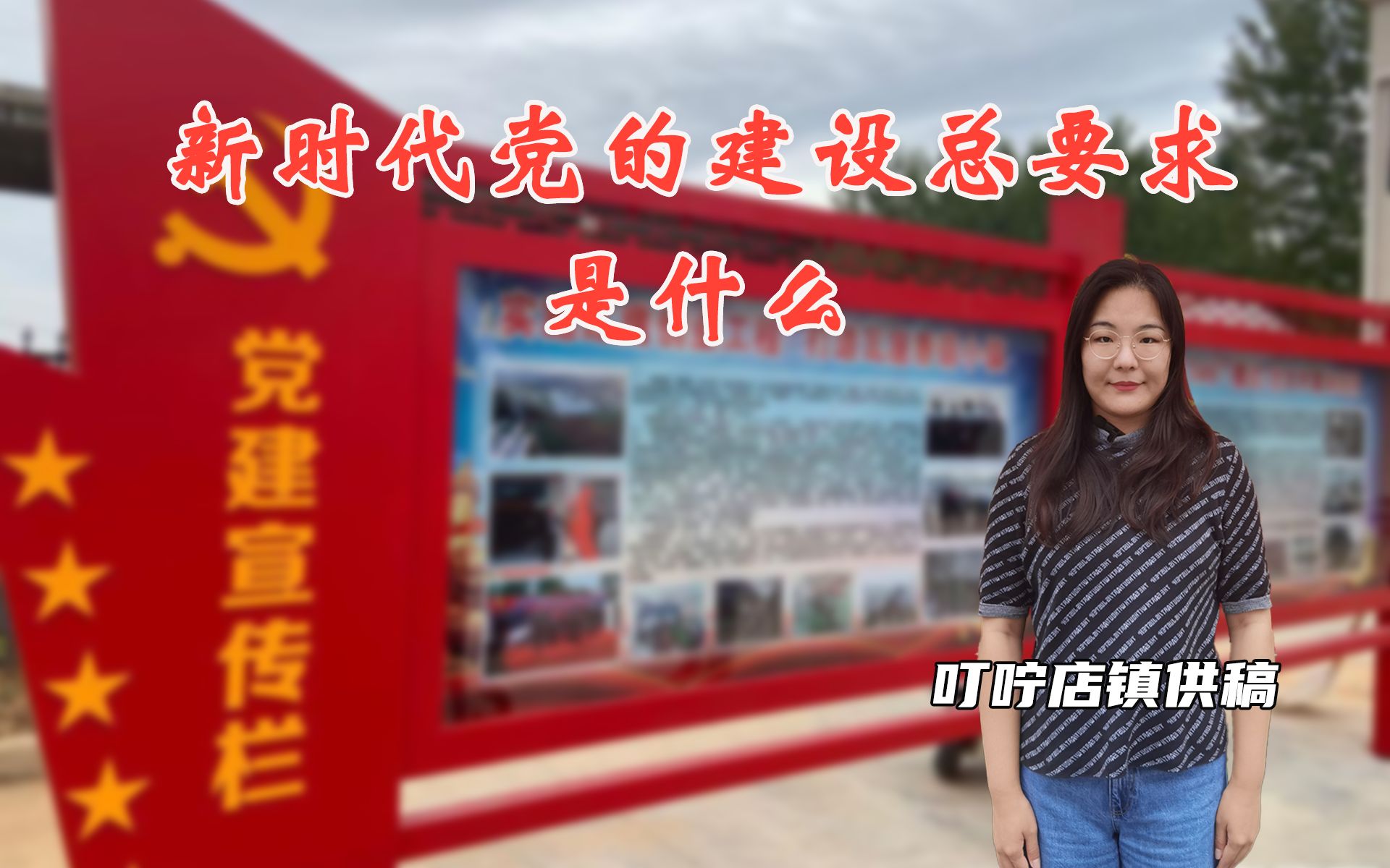 『云课堂』新时代党的建设总要求(叮咛店镇)