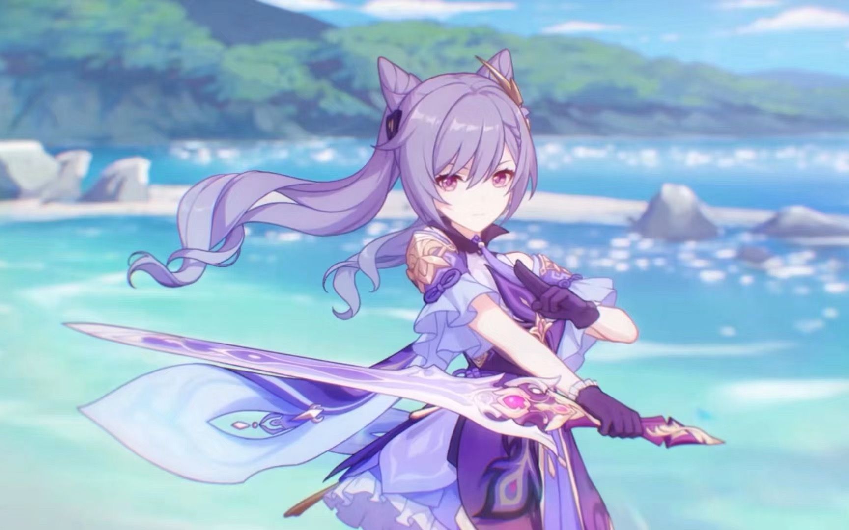 白辰之环莫娜 雷神 刻晴 万叶 速切 深渊12层下半