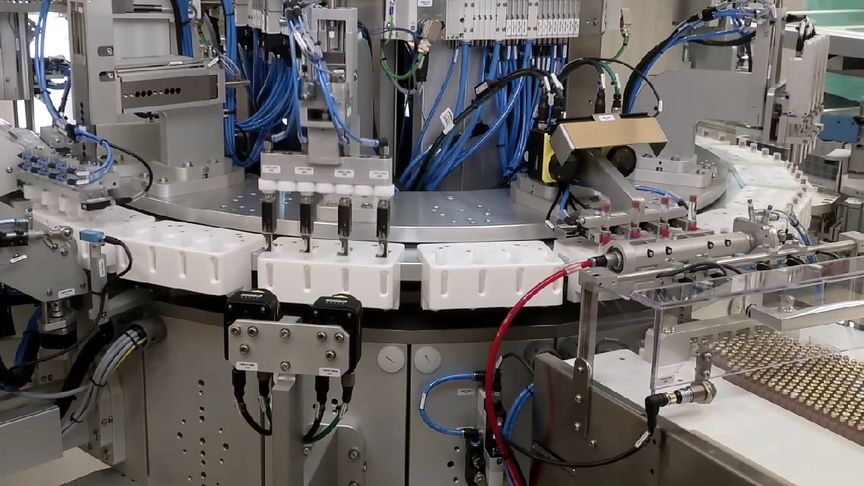 非标自动化之美国注射器生产线