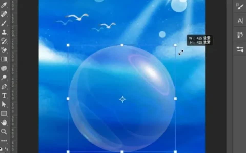 PS教程ߔ�如此真实的气泡怎么做❓