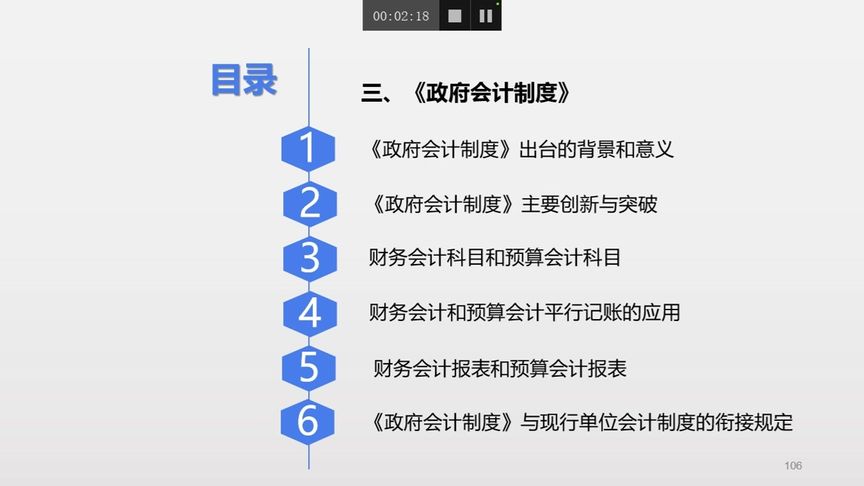 04政府会计制度非举例理论全面介绍2018-12-22下午第一场