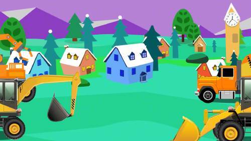 儿童安全教育动画:失踪的小叉车,警车和飞机帮忙寻找