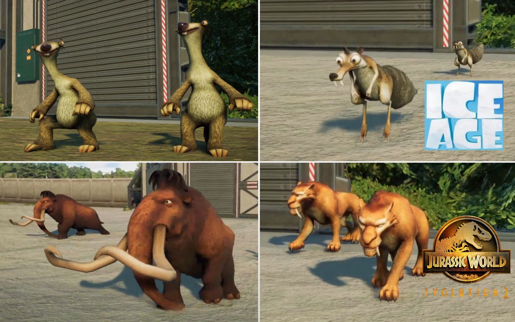 当《冰河世纪》众生物来到《侏罗纪世界:进化2》