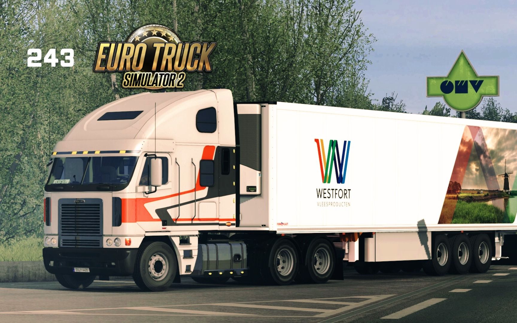 ...Freightliner Argosy-ProMods-欧洲卡车模拟2-Euro Truck Simulator 2】