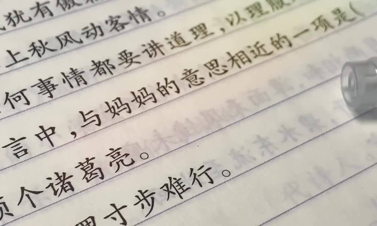 不得不说,自从用了这个按动钢笔,我加墨额时候在没脏过手,书写