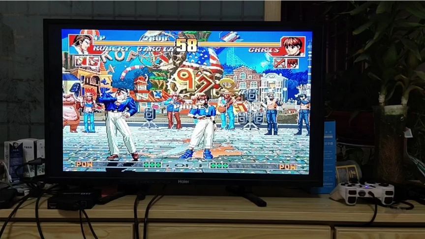 索尼 PS1 拳皇97 这个游戏是包机房老板的最爱