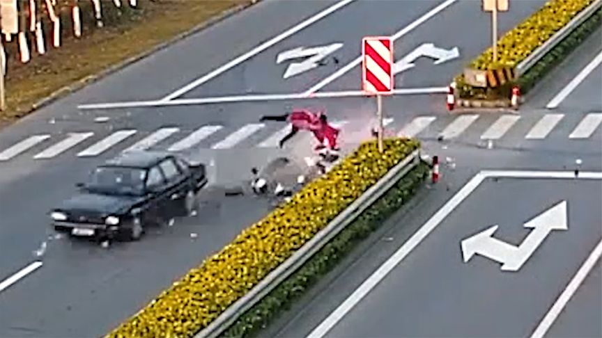 《居安思危》第1期:行径路口一定要做到减速慢行!