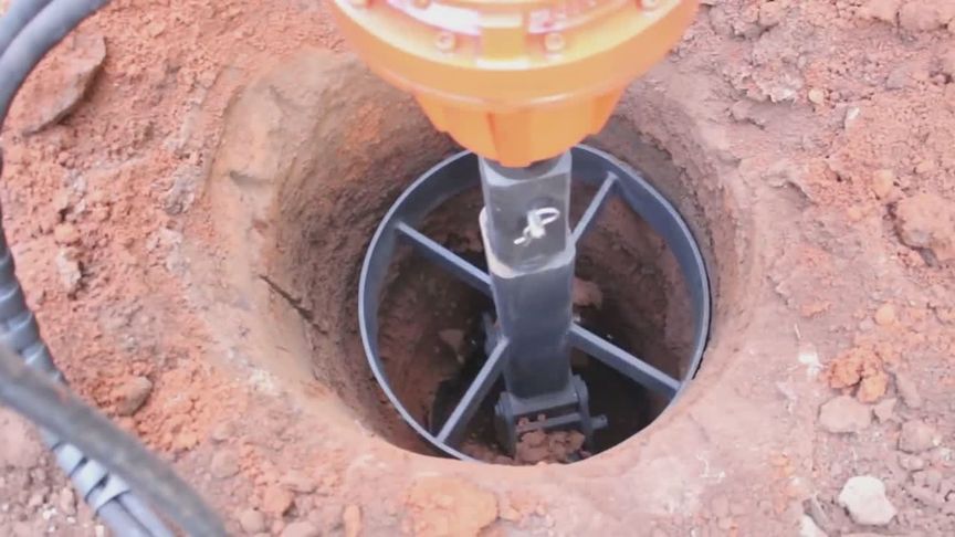 2分钟看懂打井机的工作过程,这样打出来的井才能上下一样宽!