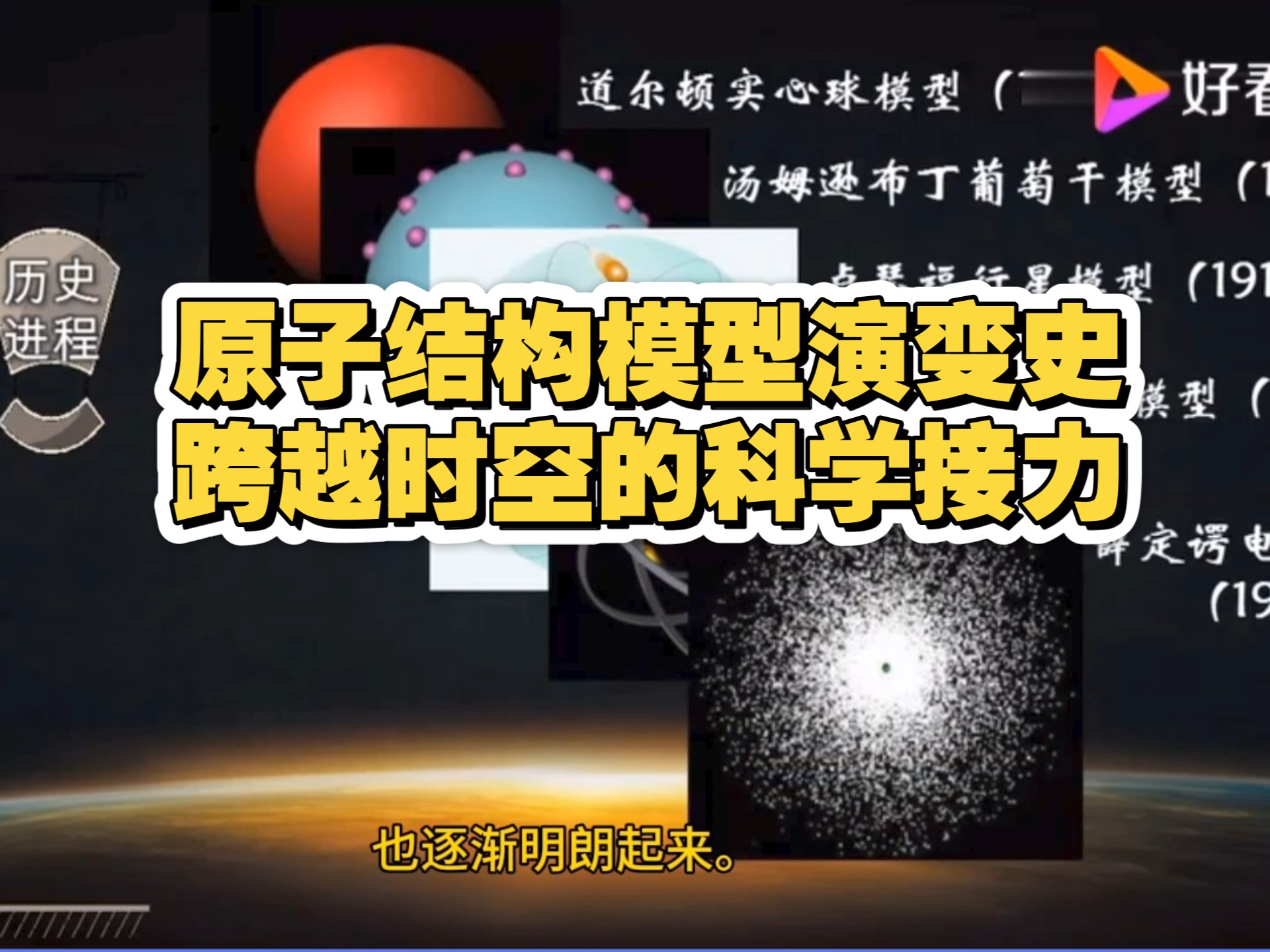 原子结构模型的演变史