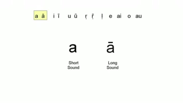 印度老外做的梵文字母教学视频