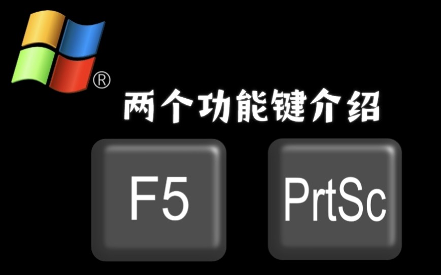 Windows中的两个功能按键介绍:F5和Print Screen