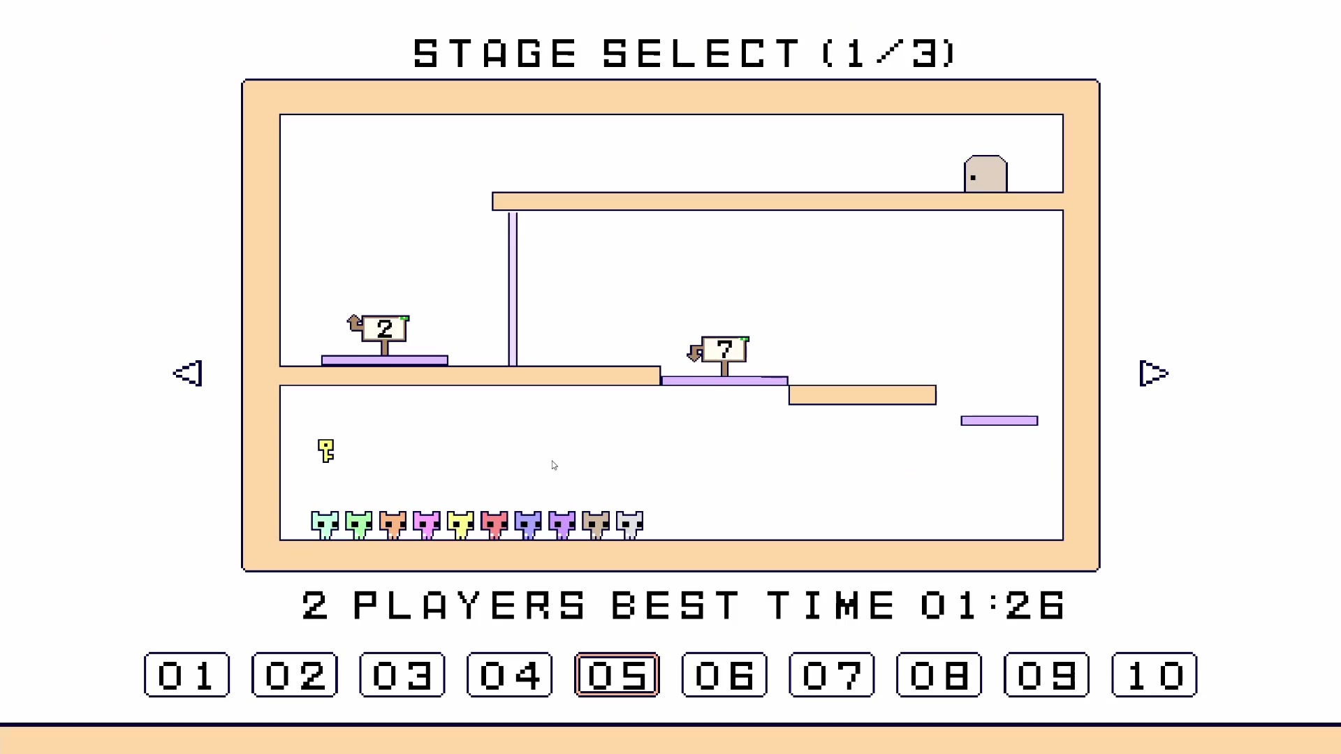 自己一个人玩《PICO PARK:Classic Edition》后,左右手好像有了自己...
