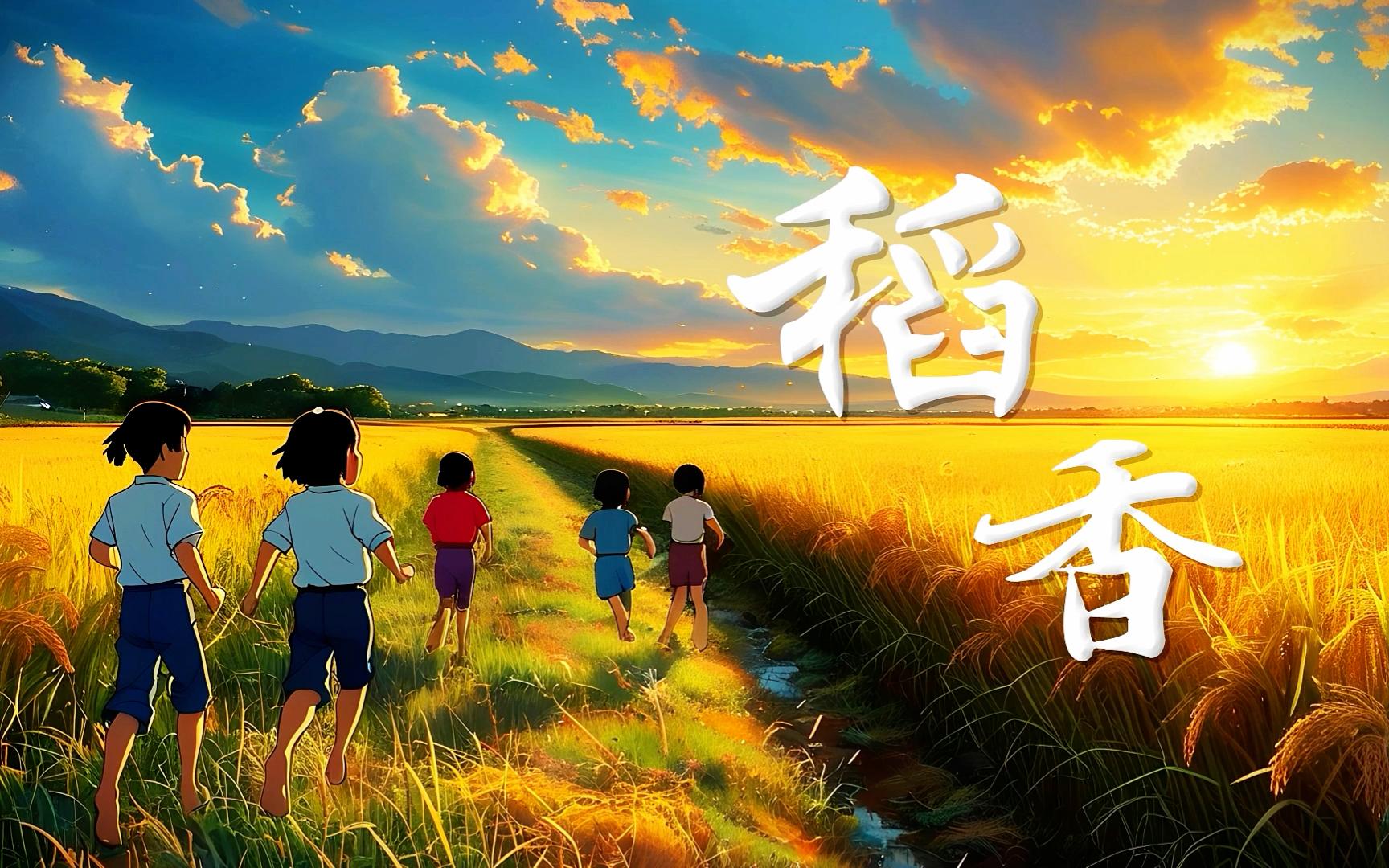 《稻香》歌曲MV舞台表演led背景视频