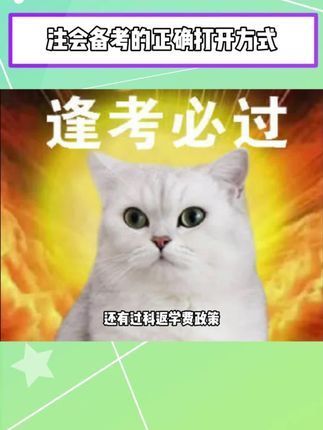 简直是给我们这些备考人送曙光#东奥会计 #注会 #东奥CPA #东奥名师...