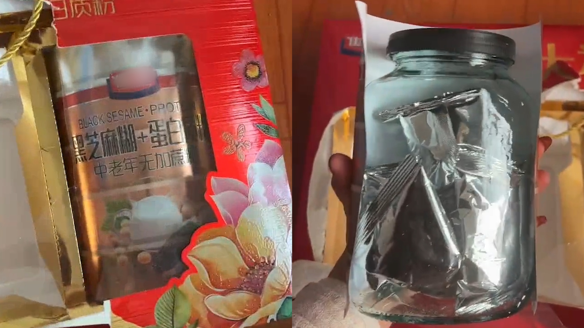女子回娘家超市买礼品,拆开坚果变凉果,健康礼盒“贴皮”看傻眼