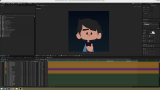 AE二维卡通MG动画角色制作