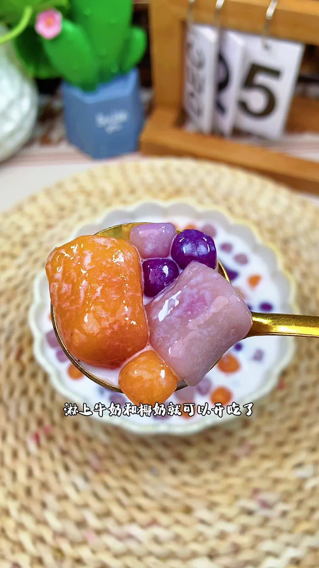 天冷了就会经常这样做简单的小甜品,软糯香甜,再也不用去外面吃了