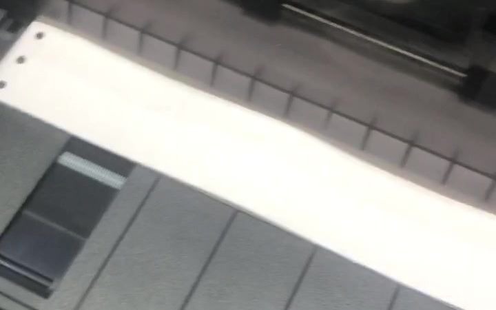 针式打印机放纸操作视频