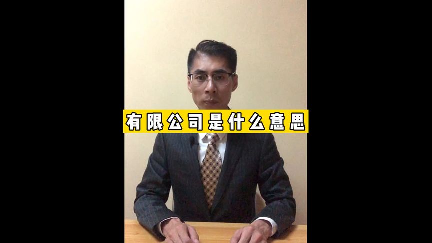 有限公司是什么意思?