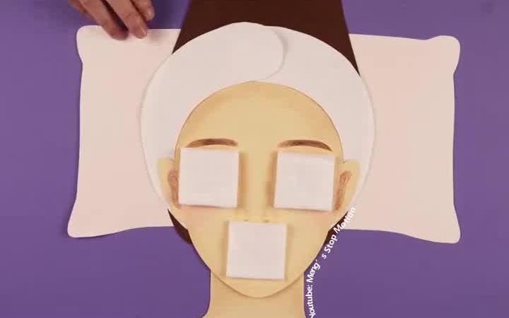 引起舒适~这样挤痘痘真的太爽了!(上)定格动画 护肤 治愈 减压 解压视频