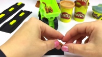 工程车橡皮泥玩具制作公路