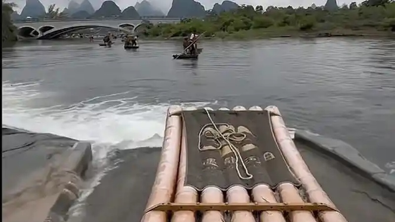 桂林山水甲天下,山水组成的好风景