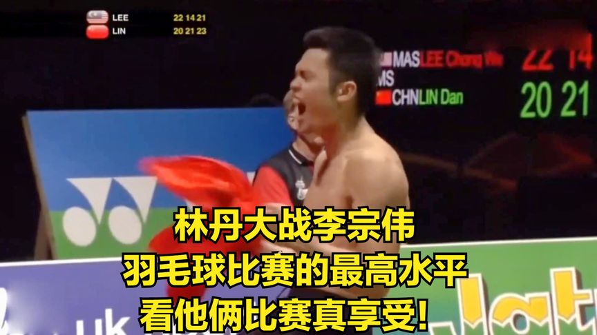 林丹大战李宗伟,羽毛球比赛的最高水平,看他俩比赛真享受!