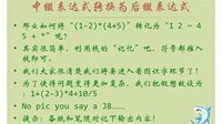 中缀表达式转换为后缀表达式