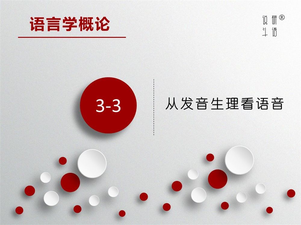 语言学概论 3-3 从发音生理看语音