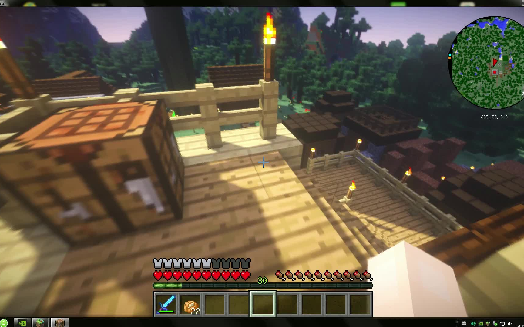 我的世界生存与冒险第十五集 修建小木屋