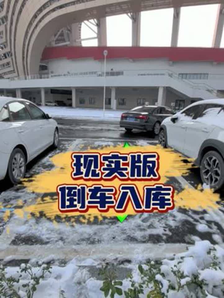 现实版倒车入库的正确方法,老司机演示给你看!#带你懂车 #驾驶技巧 #...