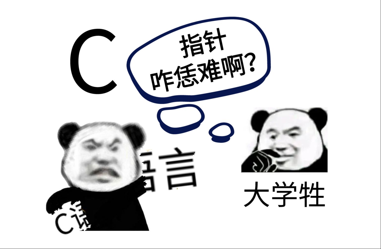 【C语言小课堂】什么是指针?为什么很多大学生学不会指针?