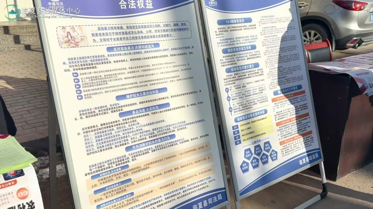 临夏县开展国家宪法日法治宣传活动(摄制:史逸茹审核:何延宾)#厚道...