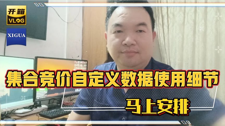集合竞价成交额自定义数据使用细节,马上安排