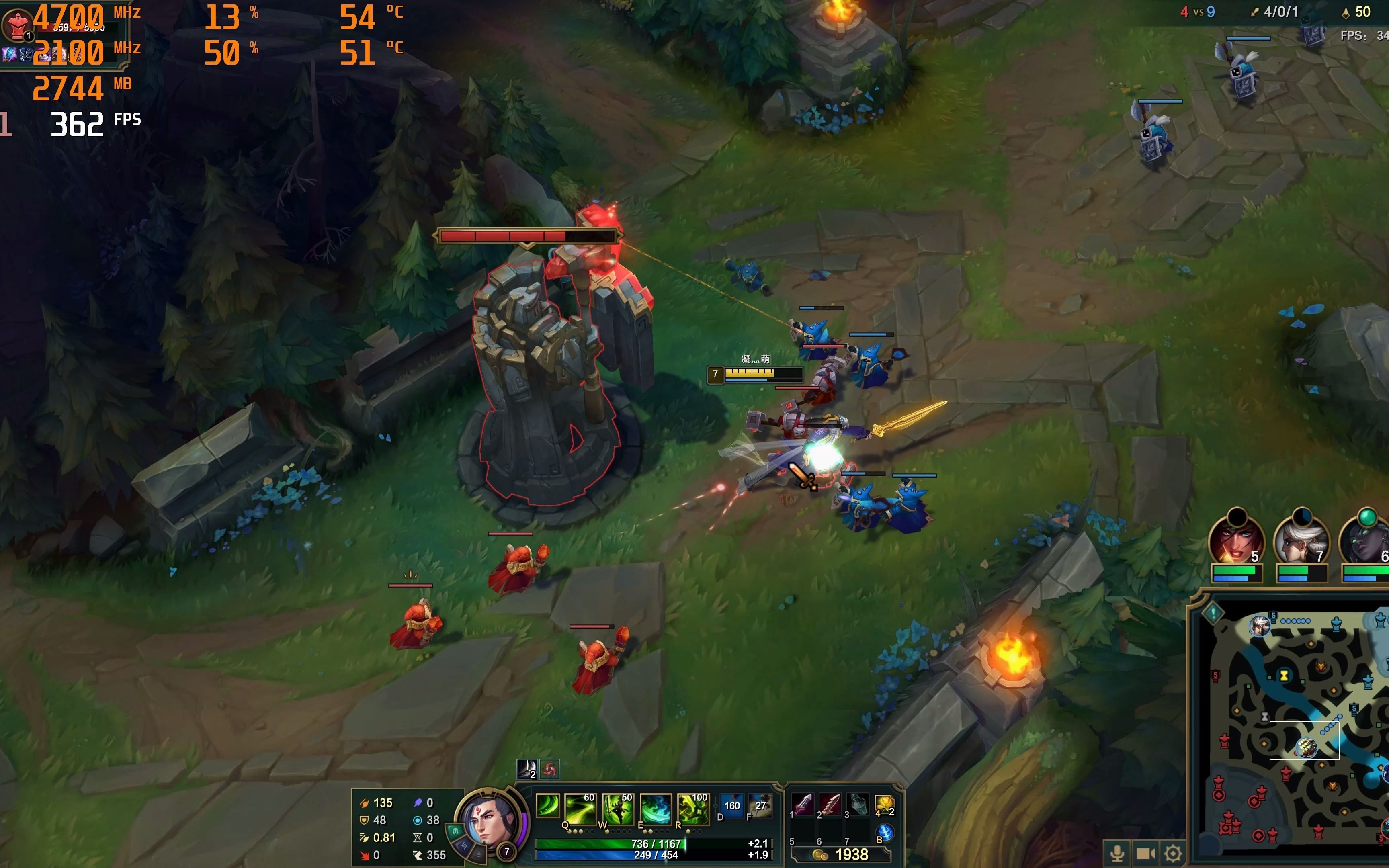 RTX3070ti显卡英雄联盟4k帧数,3070ti玩lol_LOL英雄联盟