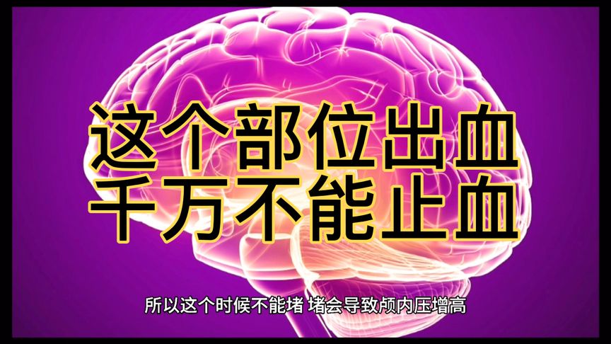头部碰撞导致耳朵出血,不能随意止血