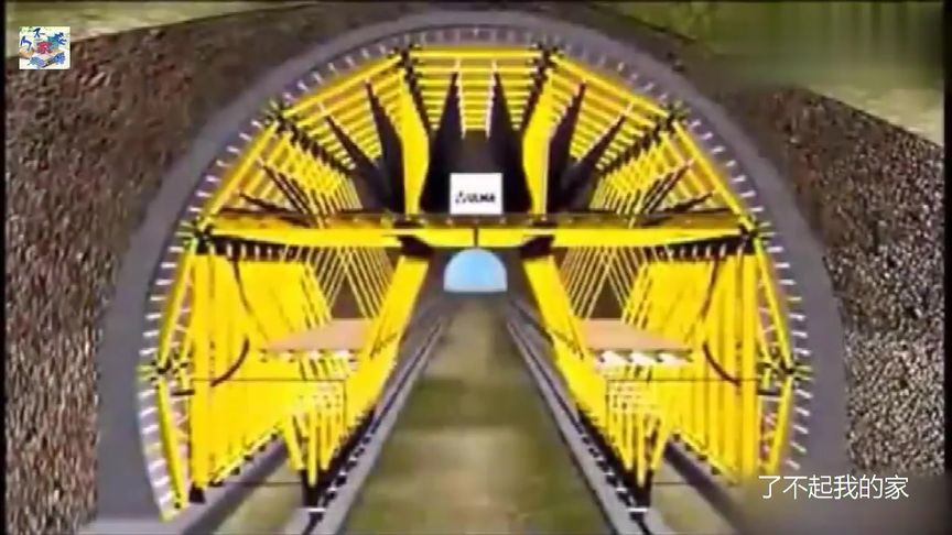 动画演示隧道支模浇筑混凝土的施工过程,长见识了!