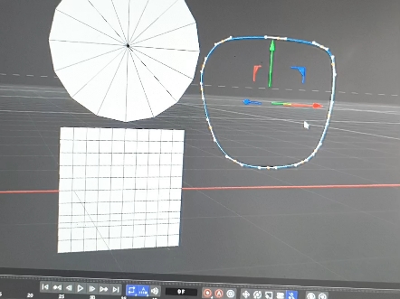 请问C4D大师,小白,谁能将AI导入的样条变成圆盘,平面?因为挤压样条,...