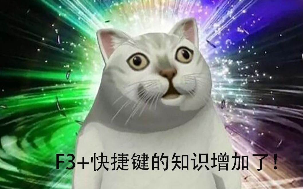 【虾球讲】萌新课堂,F3+快捷键全家桶,两分钟学会使用常用的F3+快捷键