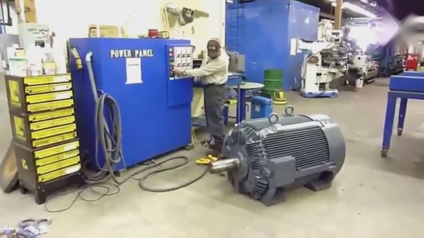 这么大型交流电动机,这启动是不是有点慢了?