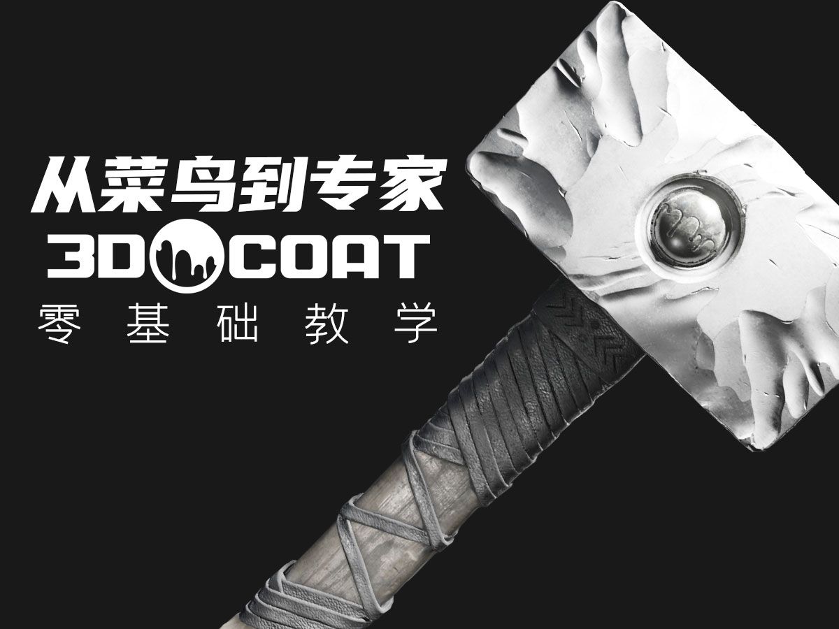 从菜鸟到专家 3DCoat 零基础教学