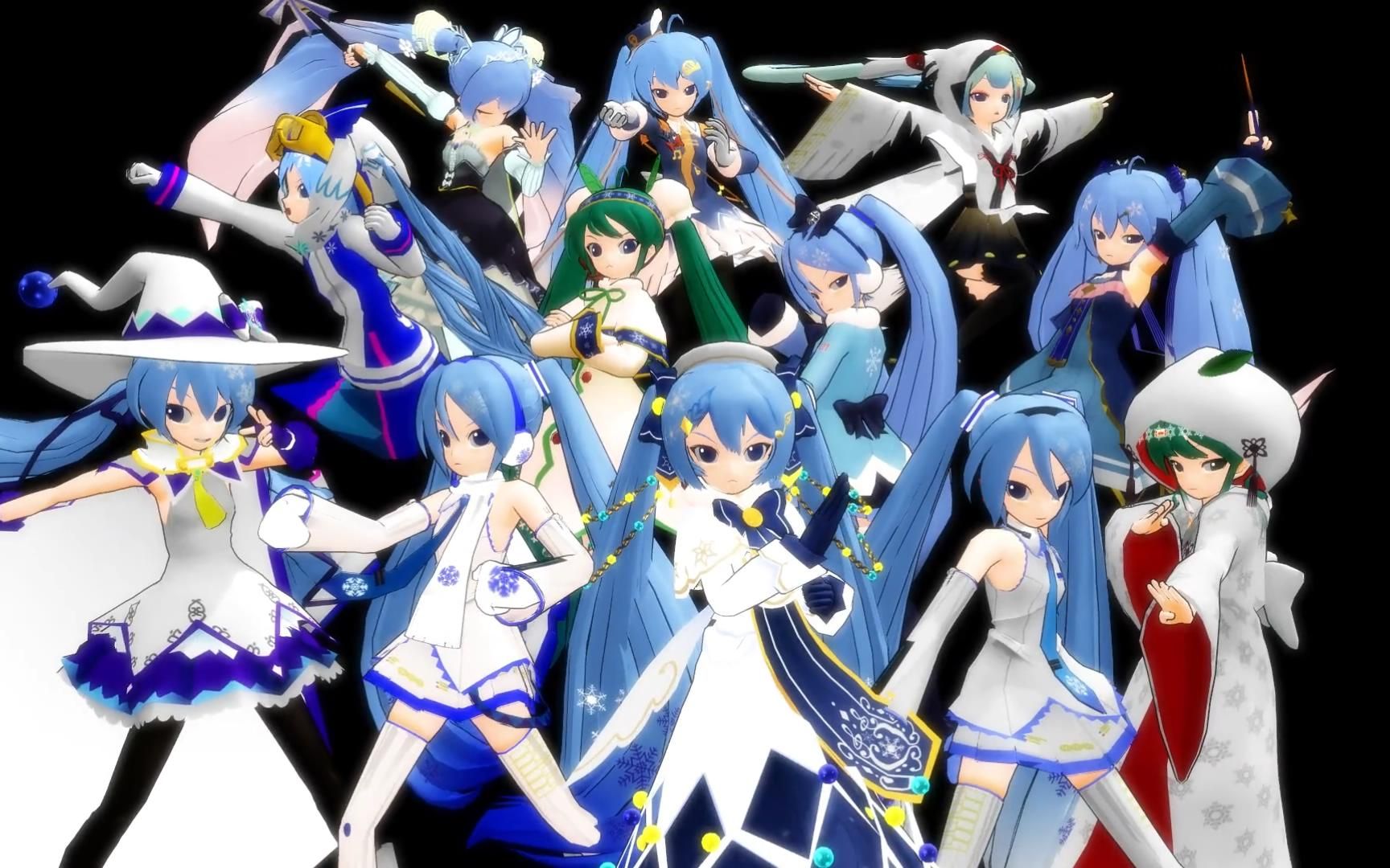 【MMD剧场】雪Miku大集结 雪Miku会议【个人翻译】
