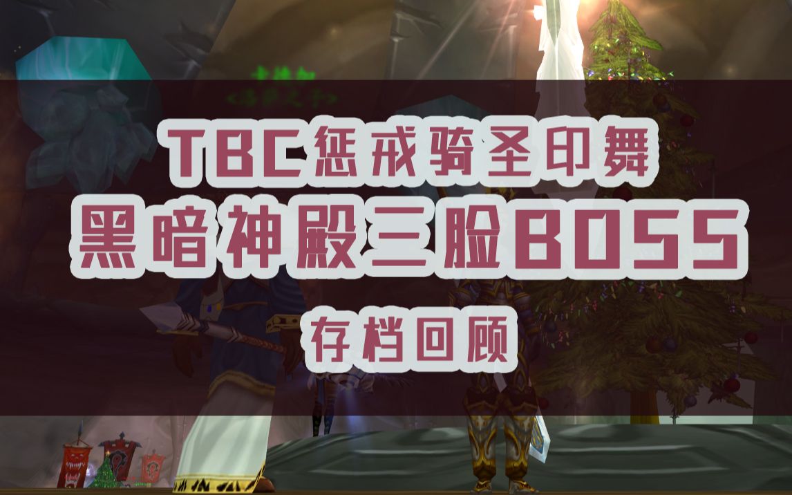TBC惩戒骑圣印舞202200301TBC黑暗神殿三脸BOSS存档回顾