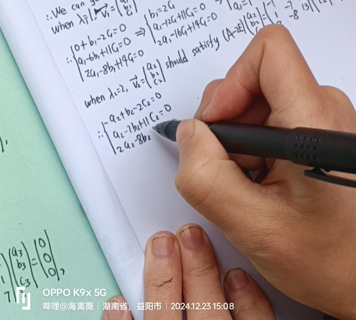 【高等数学线性代数】三元三阶微分方程组,dxdydz/dt求导数搞出特征...