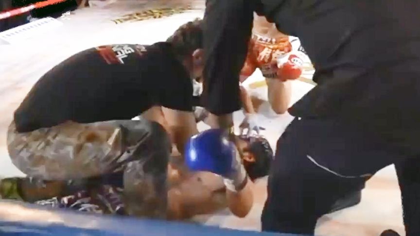 中国小伙实力碾压伊朗拳手,对方完全失去继续抵抗的勇气