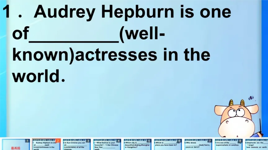 英语语法最高级中考真题详解,one of 加最高级加名词复数的用法