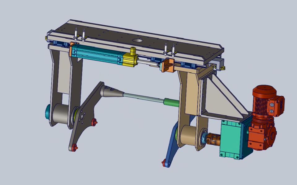 夹紧气缸限位缓冲与位置感应,翻转部件轴承选用、同步旋转衬套巧用...