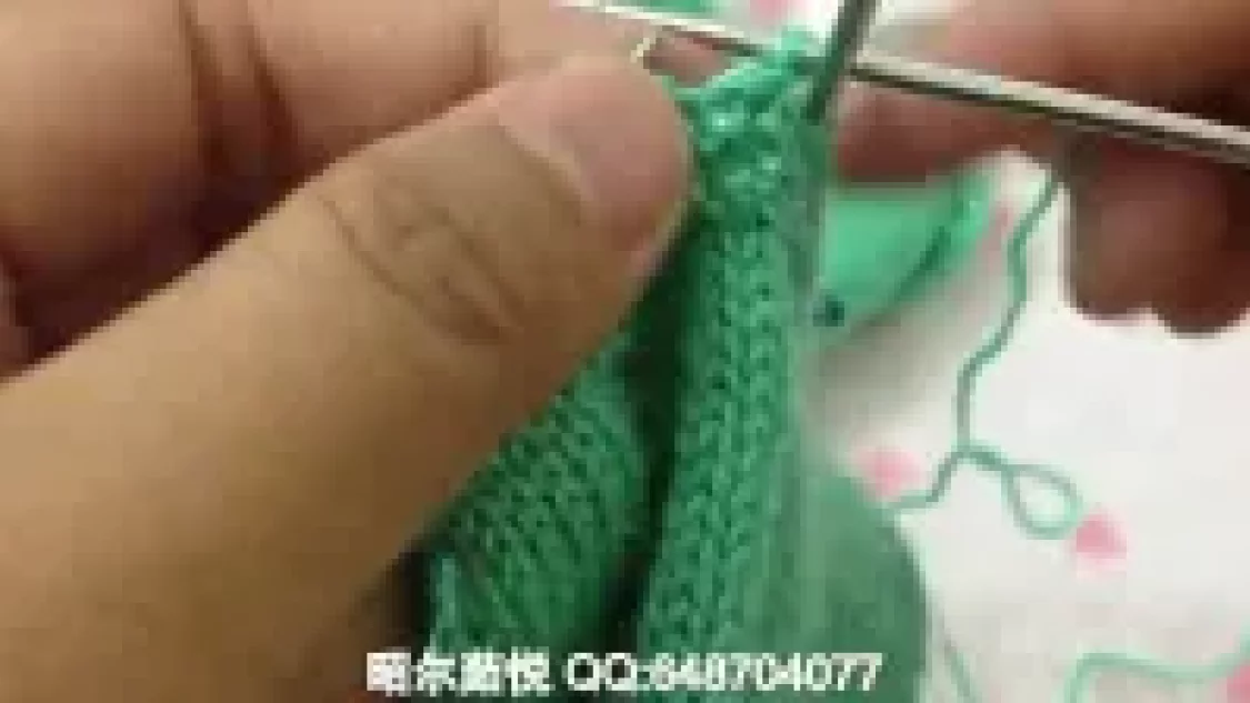 从上往下织的0-1岁宝宝开衫毛衣(3)
