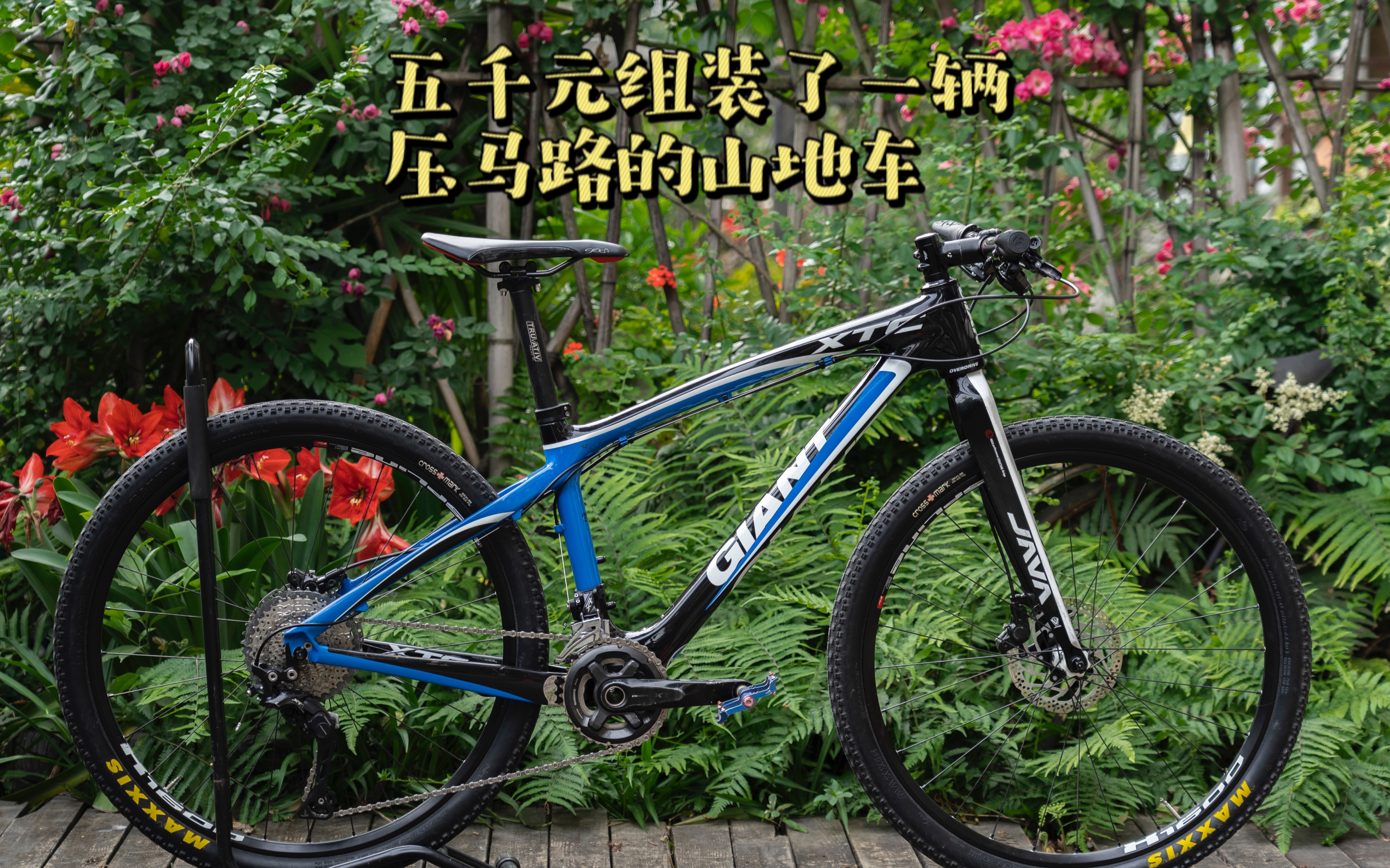 ...块钱装了一辆压马路的山地车,捷安特的这款车架应该也算经典之一吧。