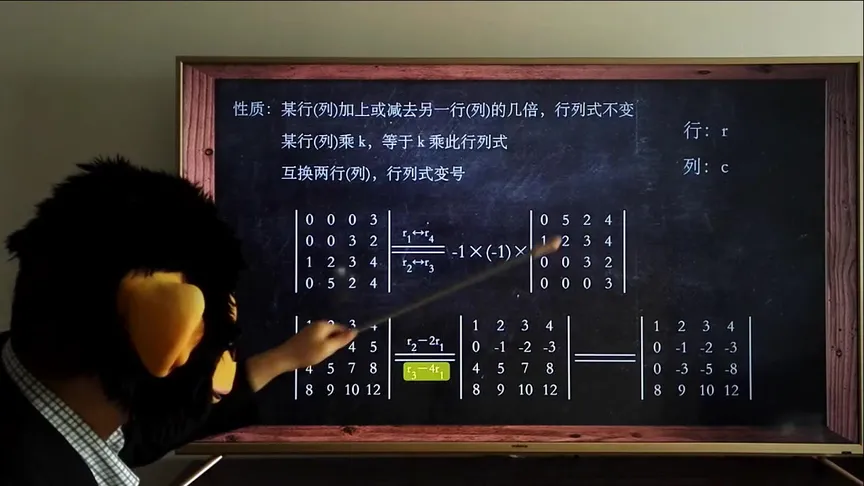 线性代数第一课:行列式的性质【猴博士爱讲课】